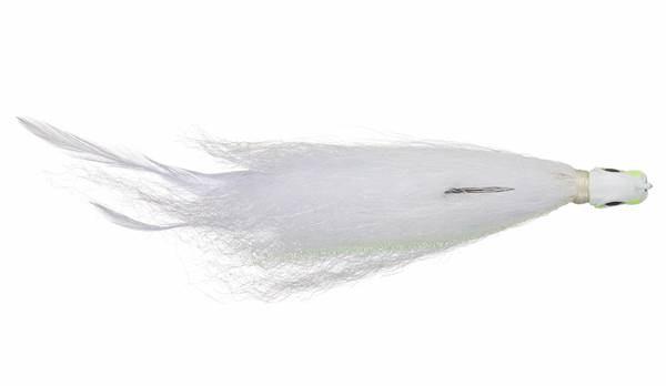 Chicken Jig - WHITE/CHARTRUESE (3 sizes available!) – OutKast Tackle Canada
